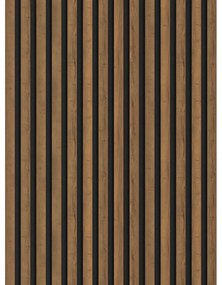 Mexen Lam-F akustické nástěnné lamely 275 x 31,5 cm, plsť 6 mm, Dub Mocca - S105-275317-2812-074