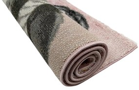 Vopi, Dětský koberec Kiddo A1083 pink, 160x230, růžová, dětský pokoj