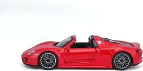 Bburago Plus Porsche 918 Spyder Red / měřítko 1:24