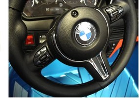 LEAN CARS Elektrické autíčko BMW X6M pro děti červené lakované LED MP3