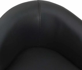 Pohovka pro psy černá 67 x 41 x 39 cm umělá kůže 170946
