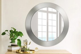 Kulaté dekorativní zrcadlo Lesklá ocel fi 60 cm