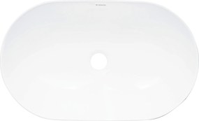 Deante Peonia, keramické umyvadlo na desku 500x305x140 mm, bílá lesklá, DEA-CDE_6U5S