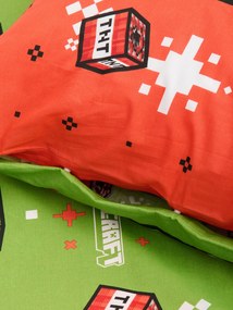 Sinsay - Bavlněná dětská sada povlečení s vánočním motivem Minecraft - vícebarevná