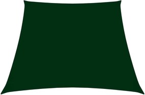 vidaXL Stínicí plachta oxfordská látka lichoběžník 3/5 x 4 m [135133] Barva: Tmavě zelená