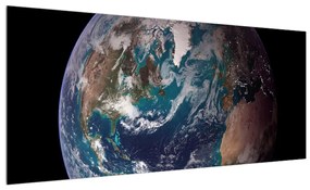 Obraz planety Země (100x40 cm)