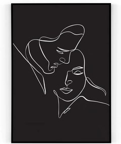 Plakát / Obraz Tvář Pololesklý saténový papír 210 g/m² A4 - 21 x 29,7 cm