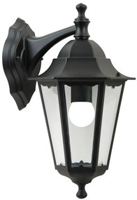 Nordlux 74381003 Cardiff, venkovní nástěnné svítidlo, 1x60W, hliník, černá, IP44, průměr 27cm