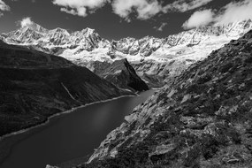 Obraz národní park Patagonie v Argentině v černobílém provedení Varianta: 60x40
