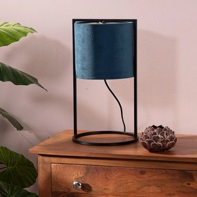 Stolní dekorační lampa Santos Blue výška 45cm