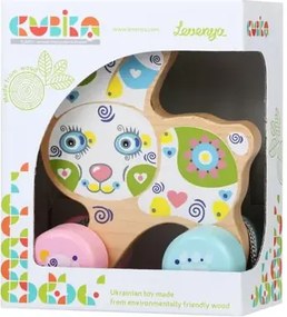 CUBIKA 13333 Tahací králík dřevěný / od 18 měsíců