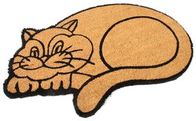 Kokosová vstupní rohož Happy Cat - 75 x 45 x 1,7 cm