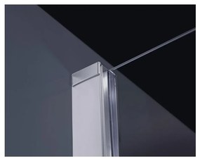Glass 1989 Soho - Vanová zástěna, velikost 80 cm, profily chromové, čiré sklo, GQS0003T500
