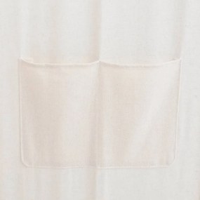 5dílný paraván krémový 200 x 170 x 4 cm textil 247106