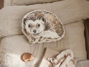 Oboustranný dekorační polštářek pro děti JEŽEK Zvolte rozměr: Velký 51 x 35 cm