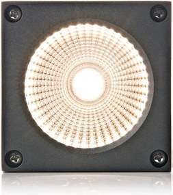 LED2 5130334D LED2 Venkovní stropní svítidlo KUBO, A DALI/PUSH 6W 3000K antracit - LED2 Lighting