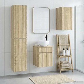 Sada koupelnového nábytku 3 ks Dub sonoma 33 x 34,5 x 160 cm 3406085