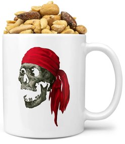 Hrnek Pirate skull (Náplň hrníčku: Směs slaných oříšků)