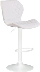 Bhm germany Barová židle Cork, syntetická kůže, bílá / bílá