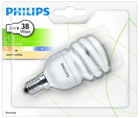 Úsporná žárovka Philips Economy Twister E14/8W/240V