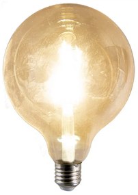 LED designová žárovka transparentní – 9 cm