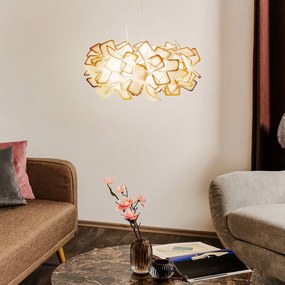 Slamp Clizia - designové závěsné světlo, oranžové