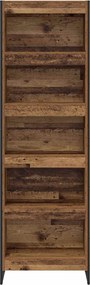 Knihovna 60 x 30 x 189,5 cm Kompozitní dřevo Staré dřevo 3403002