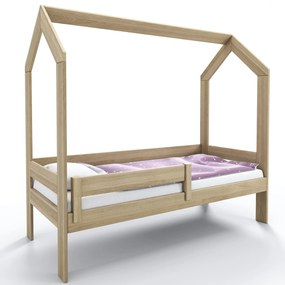 Vlastní výroba Dětská postel domeček z duboveho dřeva