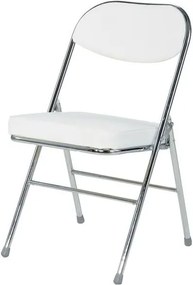Sconto Skládací židle FLORIAN bílá
