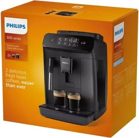 Philips 800 EP0820/00 černá / Automatický kávovar / Keramický mlýnek /