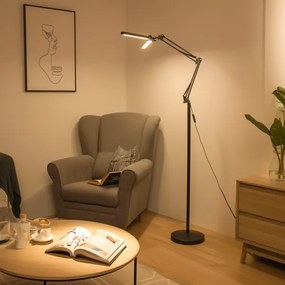 BRILAGI - LED Stm. flexibilní stojací lampa VARIO LED/14W/5V 157 cm černá