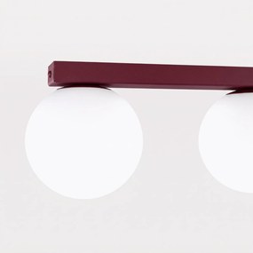 Sollux Lighting Stropní svítidlo YOLI 2 bordó