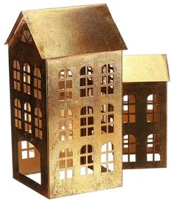Sada kovových svícnů Patrový domek, 3 ks