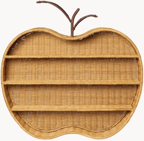 Ručně tkaná nástěnná police z ratanu Apple