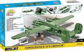 COBI 5739 II WW Consolidated B-24D Liberator / 1445 kostek / 2 figurky
