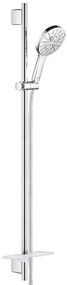 Grohe Rainshower SmartActive - Sada sprchové hlavice 130 9,5 l/min, 3 proudy, tyče 900 mm a hadice, chrom 26548000