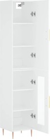 Skříň highboard bílá 34,5 x 34 x 180 cm kompozitní dřevo 3199033