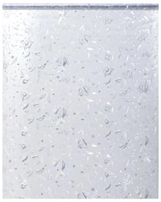 Okenní fólie matná květinový vzor 90 x 500 cm PVC 155849