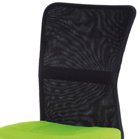 Kancelářská židle | zelená mesh | plastový kříž | síťovina černá | POSLEDNÍ KUS