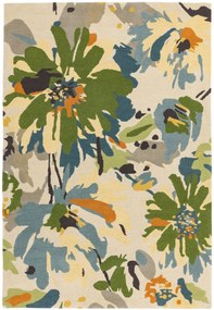 Barevný  koberec Jigsaw Floral Green Rozměry: 200x290 cm