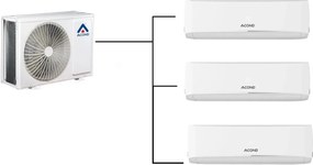 Klimatizace Acond ASB 1+3 ( 2,6kW + 2,6kW + 3,2kW ) Multi-split R32