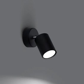Nástěnné svítidlo SOLLUX LEMMI 1 černé GU10 1x40W bez žárovky SL.1126