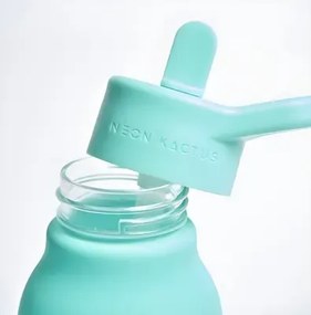 Neon Kactus Dětská tritanová láhev tyrkysově-růžová / 340 ml / bez BPA