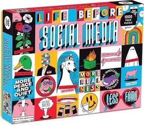 GALISON Puzzle Život před sociálními médii / 1000 dílků