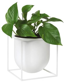 Květináč Kubus Flowerpot White 23 cm Audo Copenhagen