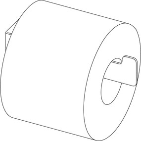 Deante Mokko, nástěnný držák wc papíru, bílá matná, ADM_A211
