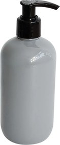 Dávkovač na mýdlo 300 ml šedý s černou pumpičkou BELA