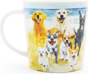 Porcelánový hrnek Vypusťte hafany, 400 ml – dárek pro pejskaře, čaj i kávu