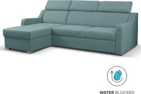 Sedací souprava MIKELI | 232x158 cm | UNI | rozkládací + úložný prostor | AKCE | šedomodrá 20