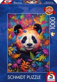 SCHMIDT Puzzle Panda v duhovém lese / 1000 dílků / od 12 let